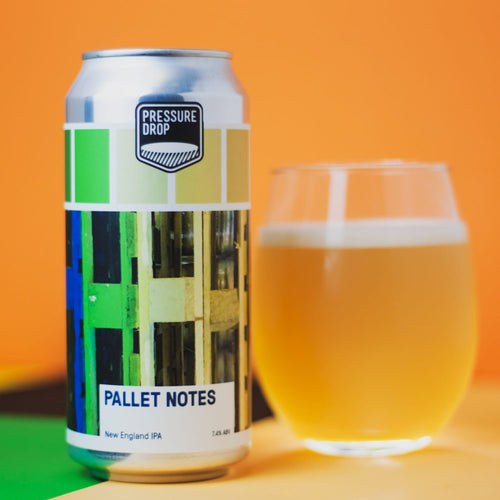 Pallet Notes 7.4% Sabro Mosaic & Simcoe NEIPA – Pressure Drop Brewing